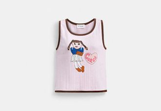 Coach Brain Dead Pointelle-Tanktop Mit Grafik
