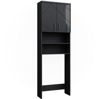 Vicco Armoire pour machine &agrave; laver Irma, Anthracite, 64 x 190.5 cm