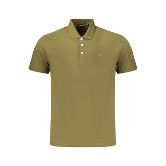 Napapijri Gr&uuml;nes Baumwoll-Herren-Polo-Shirt