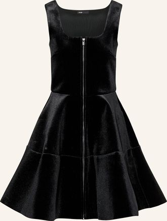 Maje Samtkleid Relvetina schwarz