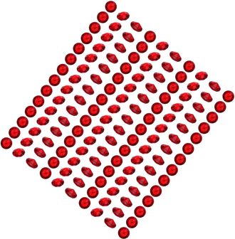 BESPORTBLE 000 Acryl Strasssteine 45mm Klar und Bordeauxrot Flache R&uuml;ckseite Vasenf&uuml;ller f&uuml;r Hochzeitsdeko Selbstgemacht Basteln Nagelkunst und Partydekoration