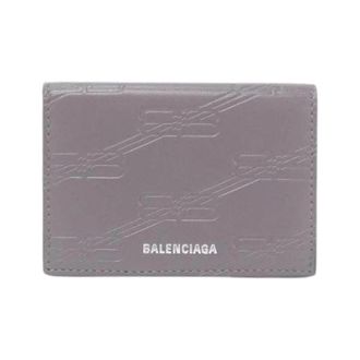 Balenciaga Pre-owned Emboss Monogram Calf Wallet - - Pre-owned - Damen - Grau - ONE SIZE