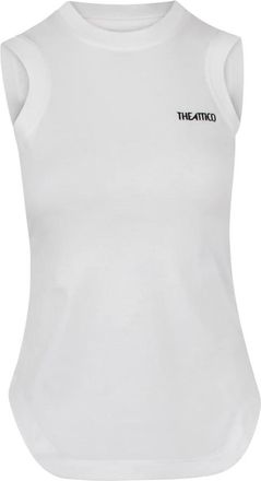 The Attico Femme, Tops, Blanc, Taille: 38 FR Reese Tank Top