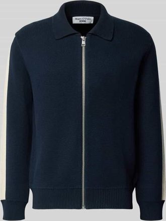 Marc O'Polo Denim Regular Fit Strickjacke aus reiner Baumwolle