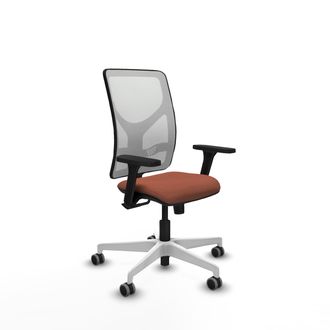 Piqueras y Crespo B&uuml;rostuhl, Braun, mit 3D-Armlehnen, h&ouml;henverstellbare Lendenwirbelst&uuml;tze, ausgestattet mit 3 Positionen und Schneideschaum, mit Rollen von 65 mm, Park