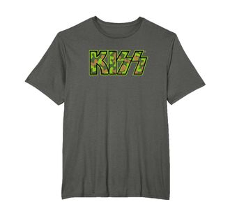 Kiss Kiss - Camouflage-Logo T-Shirt