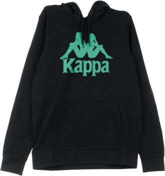 Kappa Stylischer Herren Hoodie Schwarz/Gr&uuml;n - - Sweatshirts & Hoodies - Herren - Schwarzk - XL