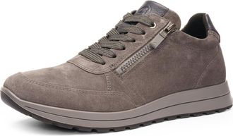 Ara Herren Matteo Sneaker, Steel,BLAU, 45 EU Weit