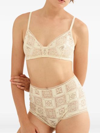 Eres Womens Mosaic Wireless Triangle Bra Ss26 W