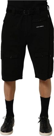 Dolce & Gabbana Cargo Shorts - - Shorts - Herren - Schwarzk - XL