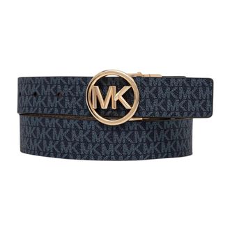 Michael Kors G&uuml;rtel mit Logo-Charm-Schnalle - - Accessories - Damen - Blau - S