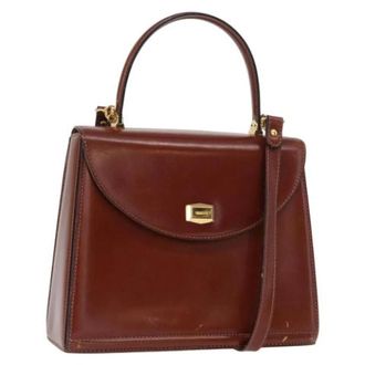 Bally Sac &agrave; main en cuir Pre-owned - Femme - Pre-owned - Brun - Taille: ONE Size