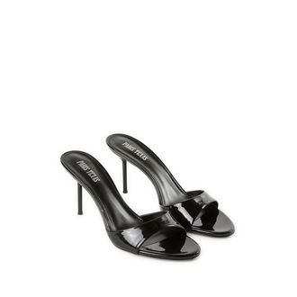 PARIS TEXAS Mules en cuir verni Lidia 70