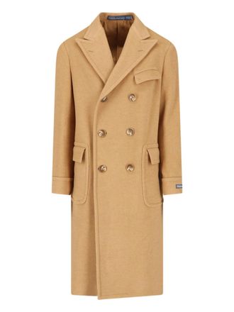 Polo Ralph Lauren Doppelreihiger Kamelmantel
