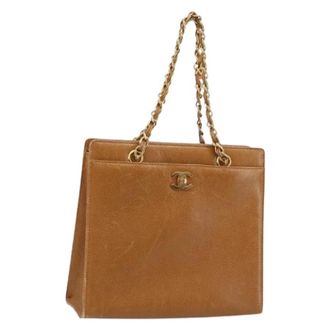 Chanel Pre-owned Vintage Caviar Tote Bag - - Pre-owned - Damen - Braun - ONE SIZE