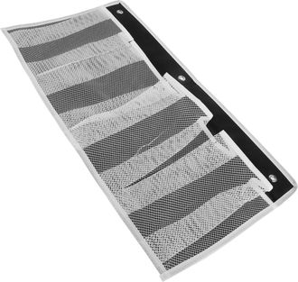 SOLUSTRE Fächer Schuhaufbewahrung aus Atmungsaktivem Vliesstoff Hängender Organizer mit Netzfächern für Bettseite Wohnmobil Platzsparend und Schnell Montierbar