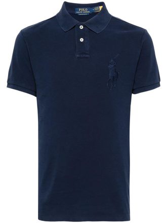 Polo Ralph Lauren polo à logo brodé - Bleu