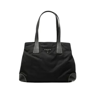 Prada Sac cabas en nylon pr&eacute;-appr&eacute;ci&eacute; - Femme - Pre-owned - Noir - Taille: ONE Size