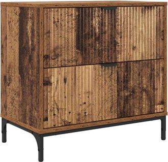 vidaXL Nachttisch Altholz 63,5 x 36 x 61 cm Holzwerkstoff vidaXL