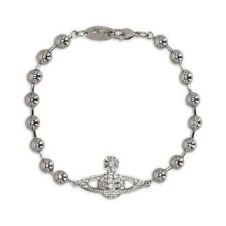 Vivienne Westwood Thames Mini Bas Relief Armband - - Accessories - Damen - Wei&szlig; - ONE SIZE