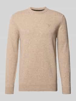 Barbour Pullover aus Woll-Seide-Mix mit Rundhalsausschnitt Modell TISBURY