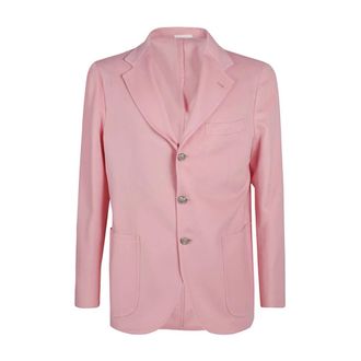 Sartorio Napoli Einreihige Wolljacke - - Jackets - Herren - Rosa - L