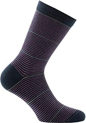 Achile Mi-chaussettes en coton Cali MADE IN FRANCE - couleur - Noir - Pointure - 35-41