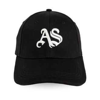 AllSaints unisex, Accessoires, Noir, Taille: ONE Size Casquette de baseball gothique avec logo brod&eacute;