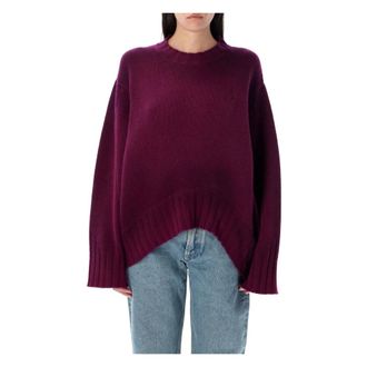 The Attico Burgunder Strickwaren Aw25 Pullover - - Knitwear - Damen - Lila - 2XS
