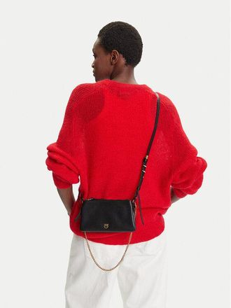 Pinko Handtasche Double Mini Al 25-26 PLTT 105359 A0QO Schwarz