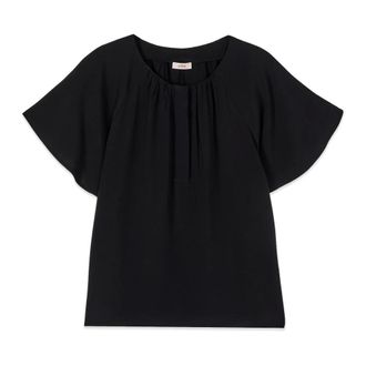 Oltre Damen, Blusen & Hemden, Schwarzk, LGr&ouml;&szlig;e