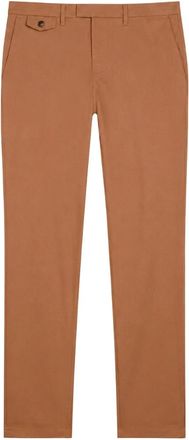 Ted Baker Haydae Chino-hose Mit Strukturmuster In Hellbraun