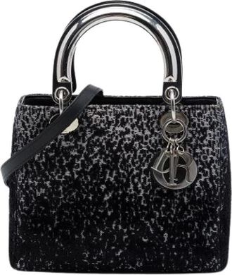 Dior Pre-owned Lady Dior Bag - Femme - Pre-owned - Noir - Taille: ONE Size