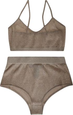 Federica Tosi Femme, Sous-v&ecirc;tements, Brun, Taille: 38 FR Maglia