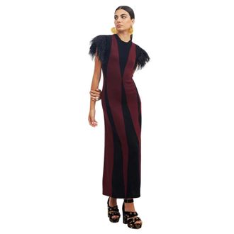 La DoubleJ Harlekin &Auml;rmelloses Kleid - - Dresses - Damen - Schwarzk - XS