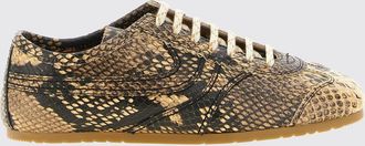 Dries Van Noten Low-Top-Sneaker aus Kalbsleder mit Python-Print