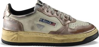 Autry Femme, Chaussures, Multicolore, Taille: 36 EU Medalist Low Super Vintage Baskets