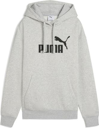 Puma Hoodie confort &agrave; logo N&deg; 1 Essentials Femme, V&ecirc;tements, Gris, XXS