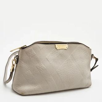 Burberry Pre-owned Leder Handtaschen - - Pre-owned - Damen - Grau - ONE SIZE