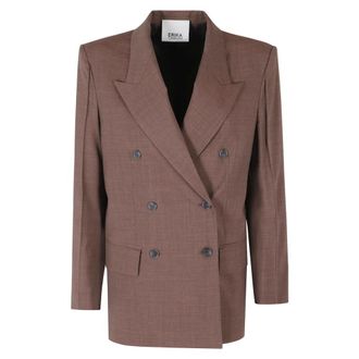 Erika Cavallini Semi Couture Damen, Jacken, Braun, MGr&ouml;&szlig;e