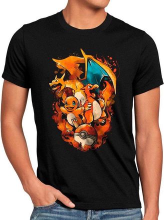 style3 T-Shirt Fire Fury amiibo planet go pokemon ball pikachu