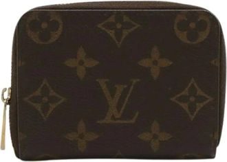 Louis Vuitton unisex, Pre-owned, Brun, Taille: ONE Size Portefeuille Vintage en Toile Pre-owned