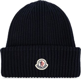Moncler Logo Patch Beanie