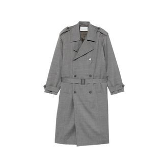 Frankie Shop Double-breasted Trench Coat