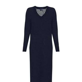 Vilebrequin Lysia H&auml;kelkleid - - Dresses - Damen - Blau - S