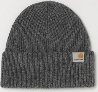 Carhartt Work in Progress Gerippte Gabe Beanie von aus Woll-Kaschmir-Mischung mit Umschlag