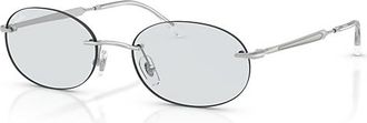 Ray-Ban Rb3767 Transitions Color Touch Lenses Sonnenbrillen Silber Fassung Blau Glas 54-18