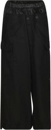 Junya Watanabe Femme, Pantalons, Noir, Taille: 36 FR Wide Pantalons