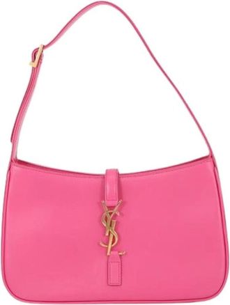 Saint Laurent Sac bandouli&egrave;re vintage doccasion - Femme - Pre-owned - Rose - Taille: ONE Size