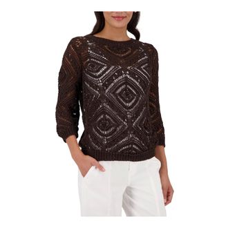 Monari Damen, Strickwaren, Braun, SGr&ouml;&szlig;e